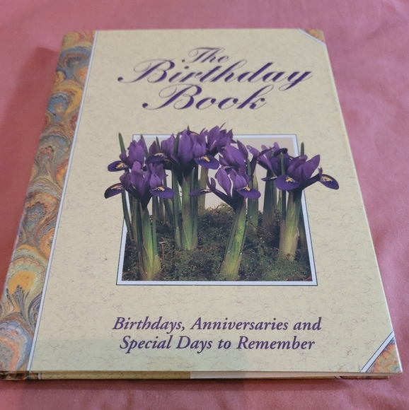 Other | The Birthday Book Special Days To Remember | Poshmark